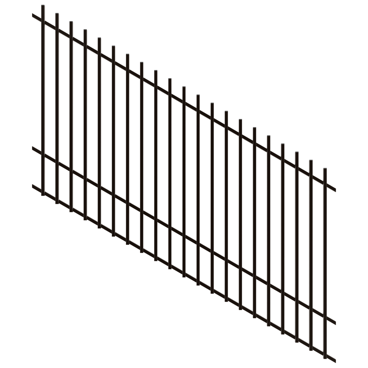 ProtectorAl 1201-2400W x 1500H Satin Black Radiator Pool Fence Panel ...