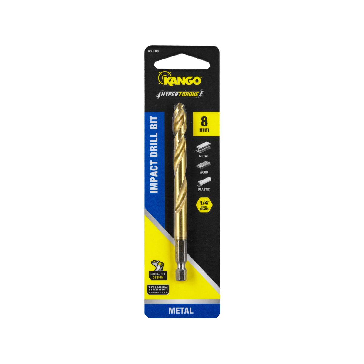 Kango 8mm Hypertorque Impact HSS Drill Bit Bunnings Australia