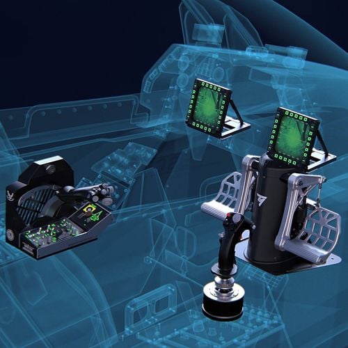 Thrustmaster Viper TQS Mission Pack Flight Sim Controller For PC ...