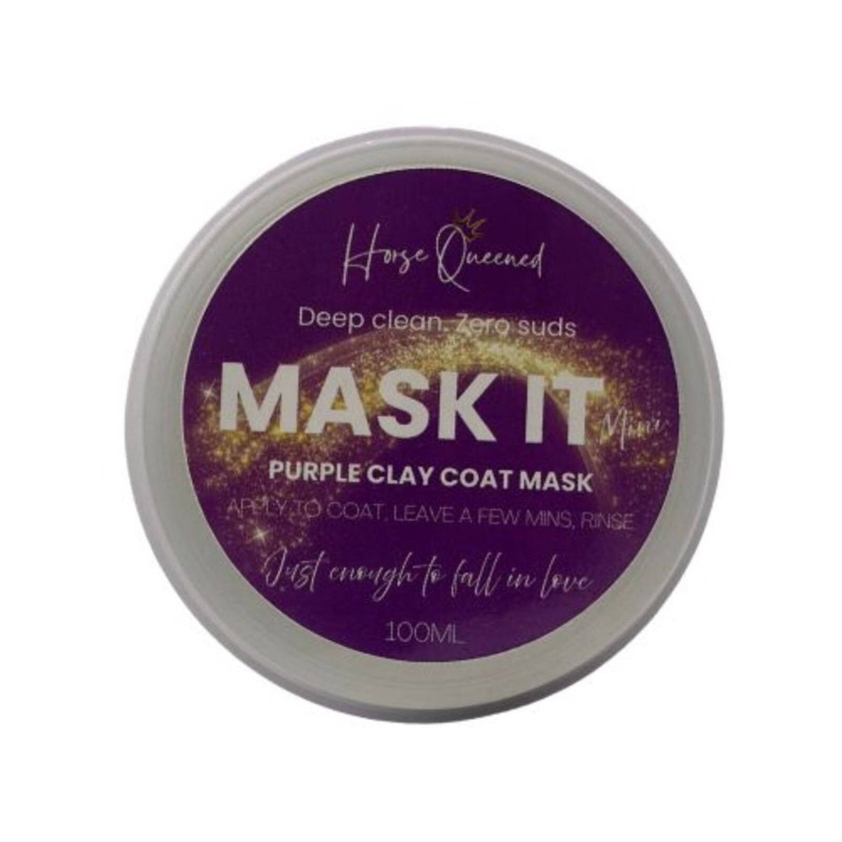 Horse Queened Mask It Purple Clay Coat Spa Mask – 100ml - Bunnings ...
