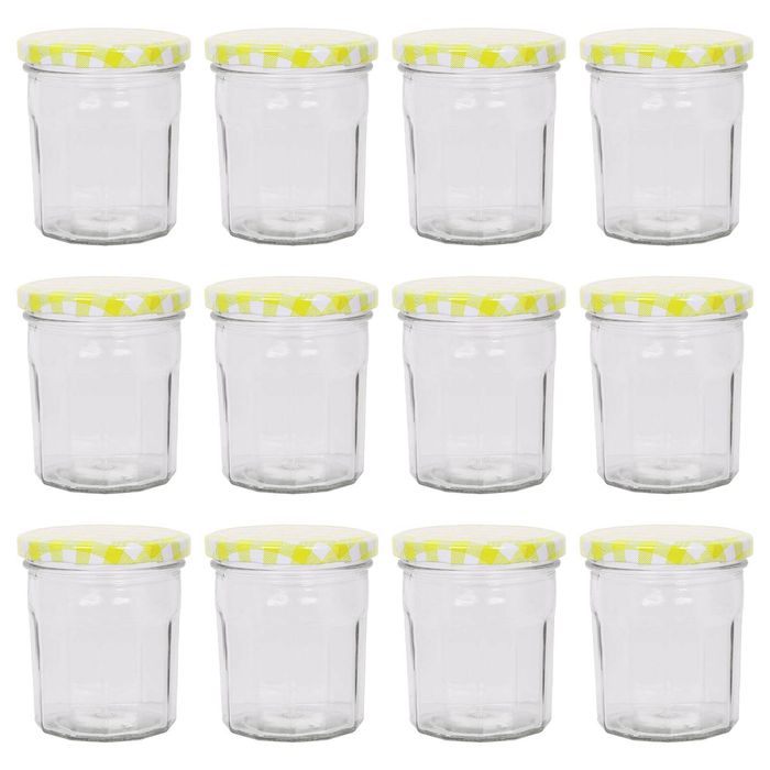 Argon Tableware Glass Jam Jars - 310ml - Pack of 12 - Bunnings Australia