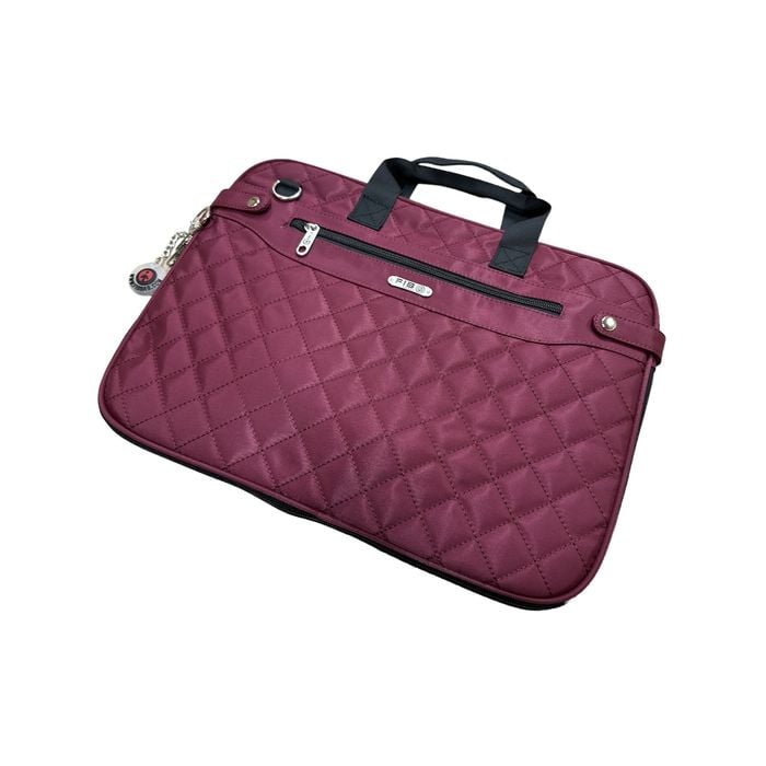 RFID Quilted Taslon Laptop Bag Sleeve Computer Travel w/ Tablet Holder ...