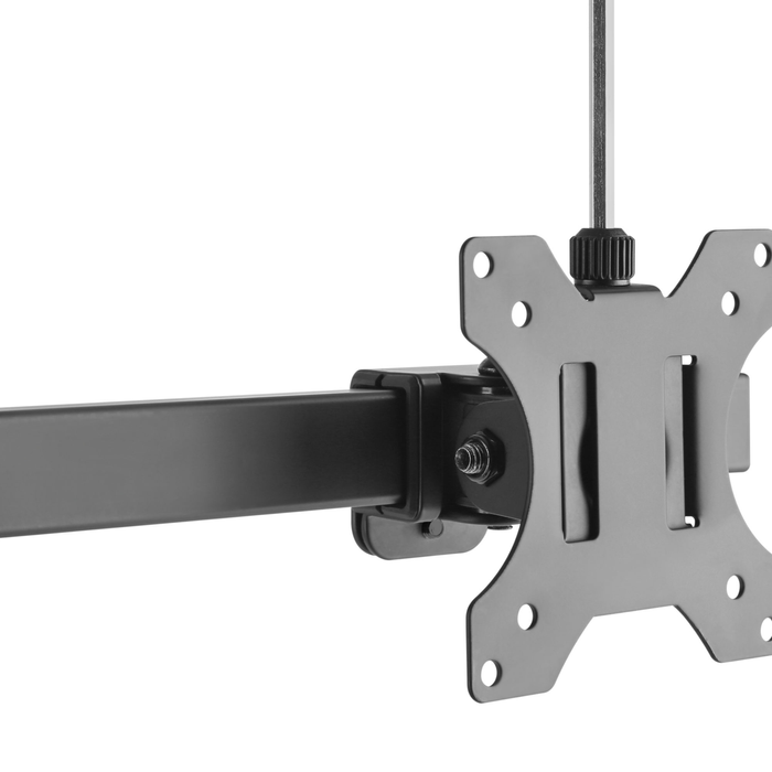 Brateck Dual Screen Pneumatic Vertical Lift Monitor Stand - Black ...