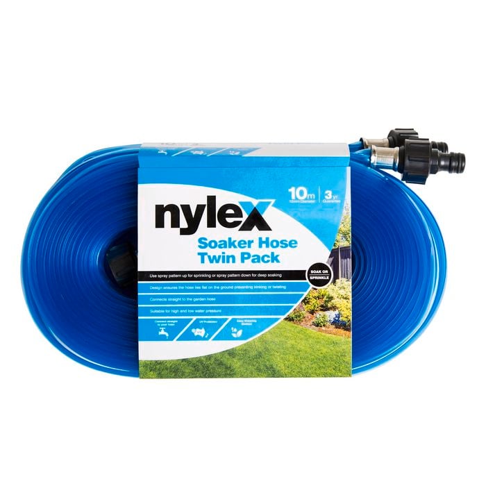 Nylex 12mm x 10m Soaker Hose - Twin Pack - Bunnings Australia