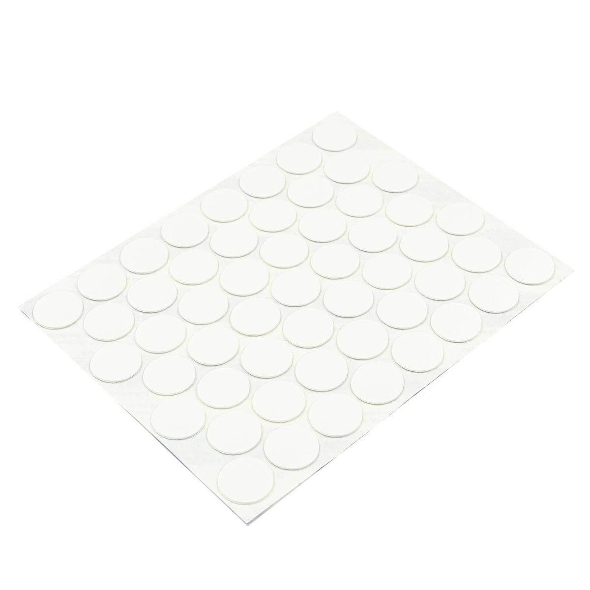 Hafele 14mm Diameter White Cover Caps - 52 Pack - Bunnings New Zealand