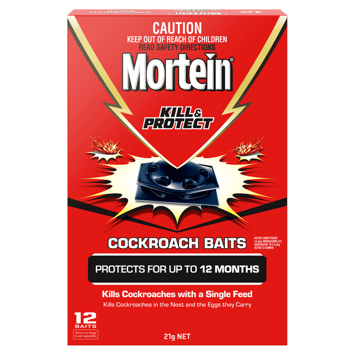 Mortein Kill And Protect Cockroach Baits - 12 Pack - Bunnings Australia