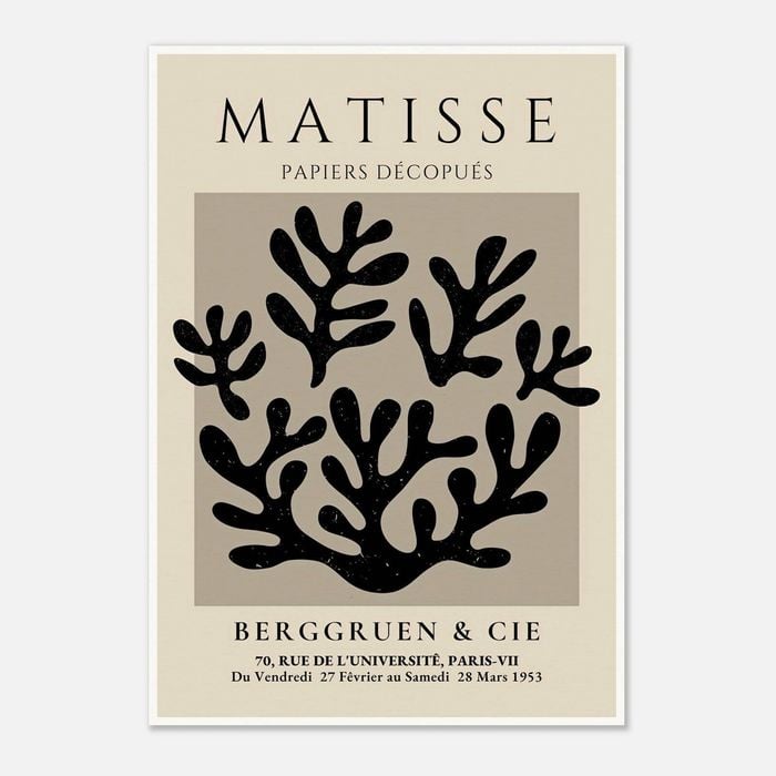 Galrie Henri Matisse Exhibition Print - Captivating Art at Berggruen ...