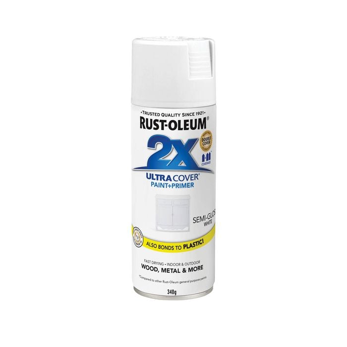 Rust-Oleum 2X Ultra Cover Semi Gloss White 340g - Bunnings Australia