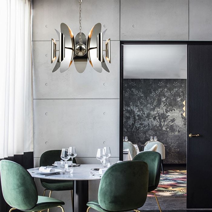 CLA Lighting STRATO Polished Nickel Hardware with Stainless Steel ...