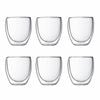 Bodum 4558-10-12 Small 250ml Pavina Double Wall 6pc Glass Set Clear - Bunnings Australia
