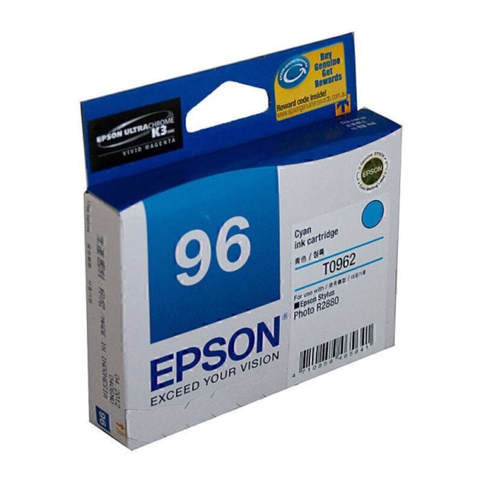Epson Genuine T0962 CYAN Ink Cartridge - Bunnings Australia