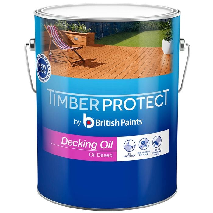 Timber Protect 10L Natural Oil Based Decking Oil - Bunnings Australia