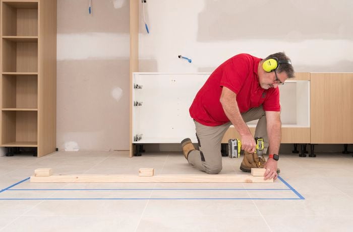 How To Install And Join Cabinetry For An Island Bench - Bunnings New ...