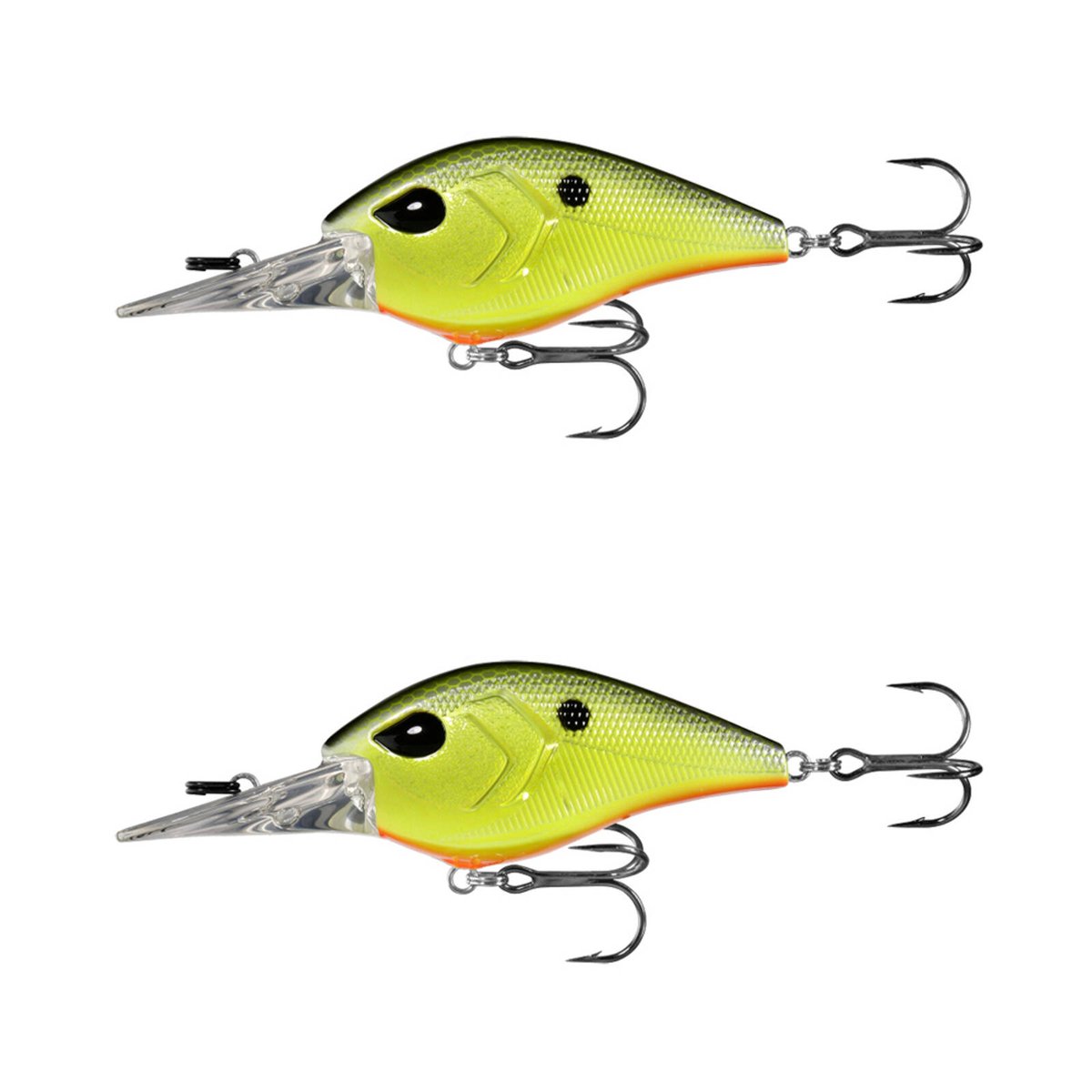 2x 13 Fishing 70mm Troll Hunter Crankbait Fish Lures 5.5m Diver ...