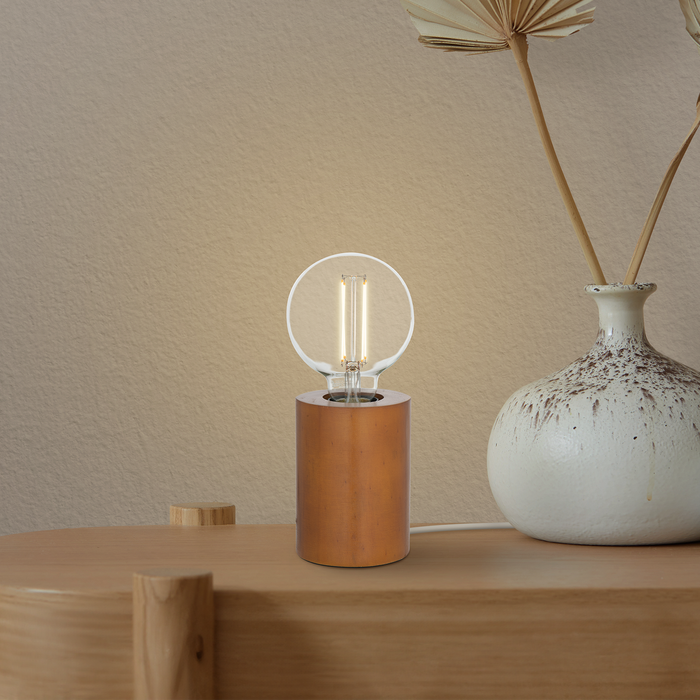 Verve Design Light Wood Maisie Table Lamp - Bunnings Australia