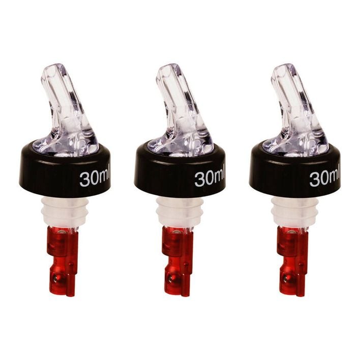 3PK Bartender Spirit Pourer Bottle Spout Dispenser 30ml - Bunnings ...