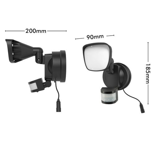 Arlec Solar Hybrid Powered Surnia Single Head Security Sensor ...