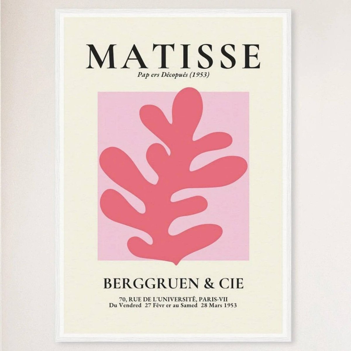 Galrie Henri Matisse Exhibition Print - Captivating Art at Berggruen ...