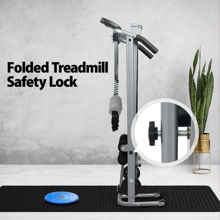 Fitnesslab Manual Treadmill Mini Incline Fitness Machine Walking Home ...