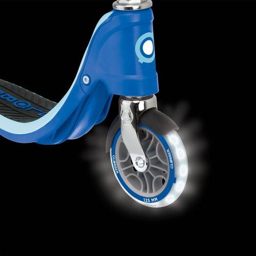 Globber Flow 125 with Light Up Wheels Scooter - Navy Blue - Bunnings ...