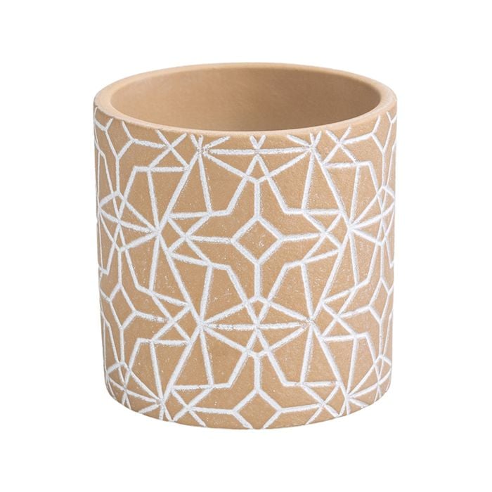 MODA 11.5cm Earth Etch Indoor Concrete Planter - Bunnings New Zealand