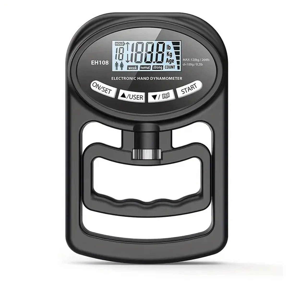 Precision Electronic Hand Grip Strength Tester - Achieve Your Peak ...