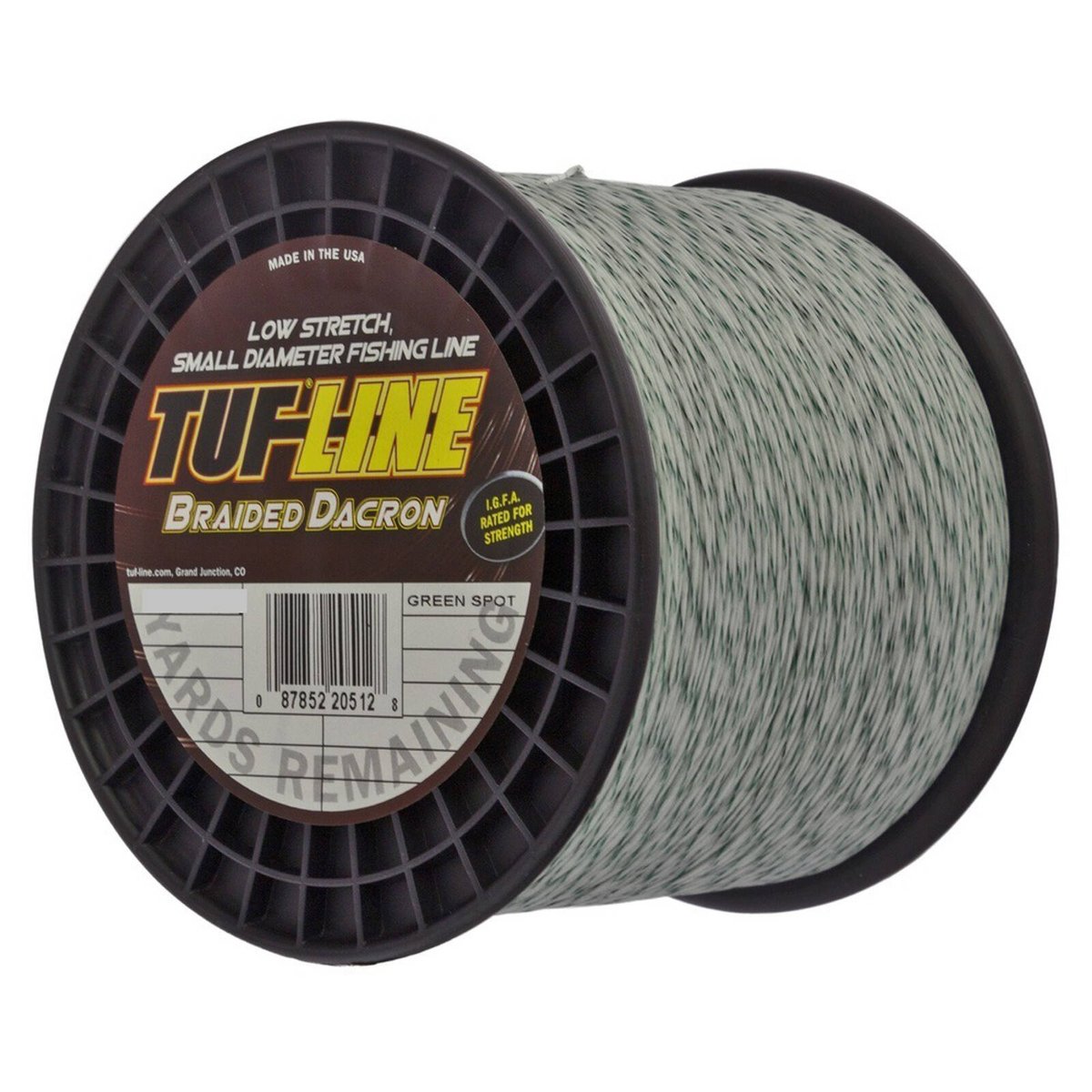 1200yd Spool of 80lb Tuf-Line Braided Dacron I.G.F.A. Approved Fishing ...
