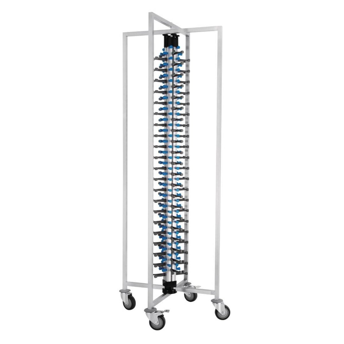 Vogue Mobile Plate Rack 84 Plates - Racking Trolleys (GK978) - Bunnings ...