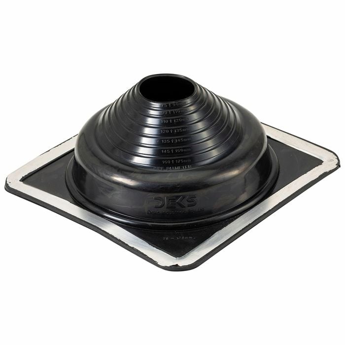 Deks 75 - 175mm Black Dektite Premium Roof Flashing - Bunnings Australia