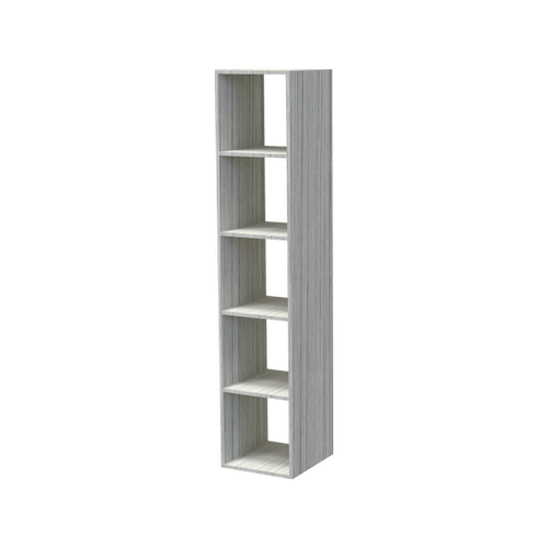 Lugna 1766 x 366 x 390mm Mist Grey 5x1 Cube Unit - Bunnings Australia