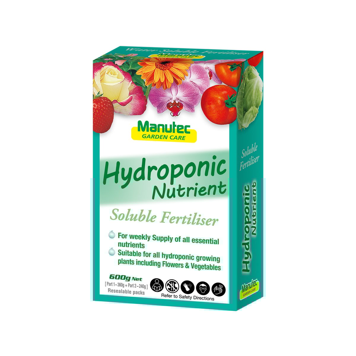 Manutec 600g Soluble Hydroponic Fertiliser - Bunnings Australia