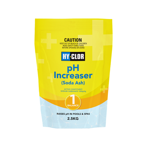 Hy-Clor 2.5kg Soda Ash pH Increaser Soft Pack - Bunnings Australia