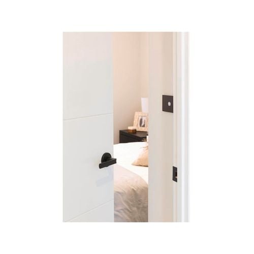 Lane Matte Black Oxford Privacy Leverset - Bunnings Australia