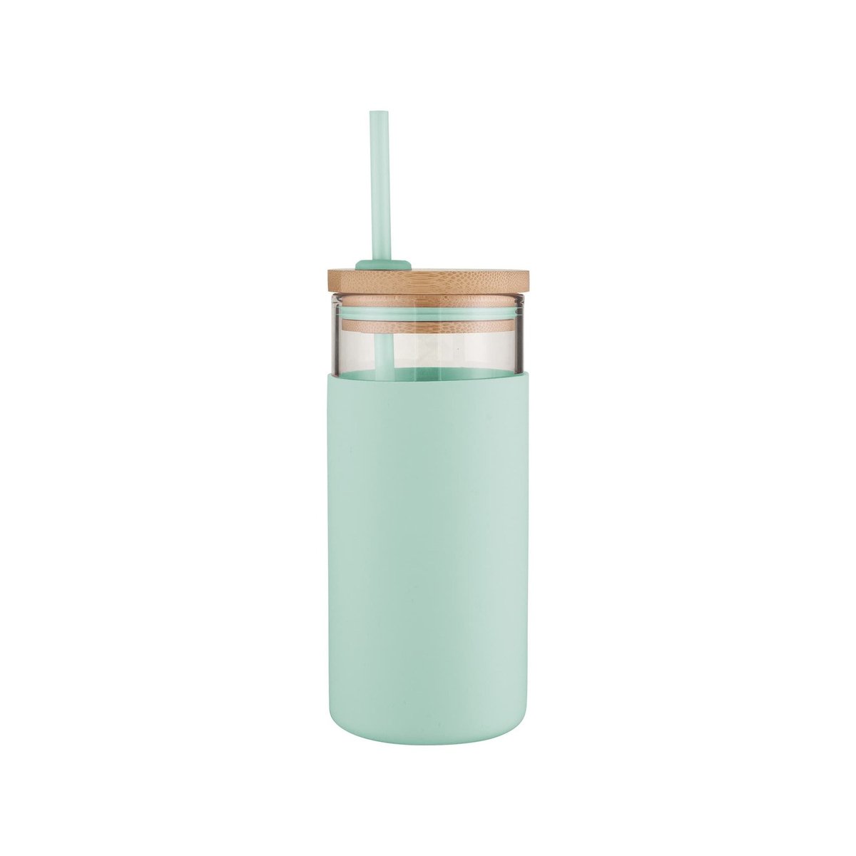 Avanti Glass Smoothie Tumbler w/ Straw 500ml Mint - Bunnings Australia
