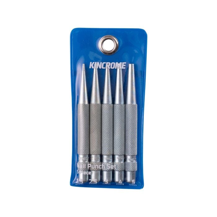 Kincrome 5 Piece Nail Punch Set - Bunnings Australia