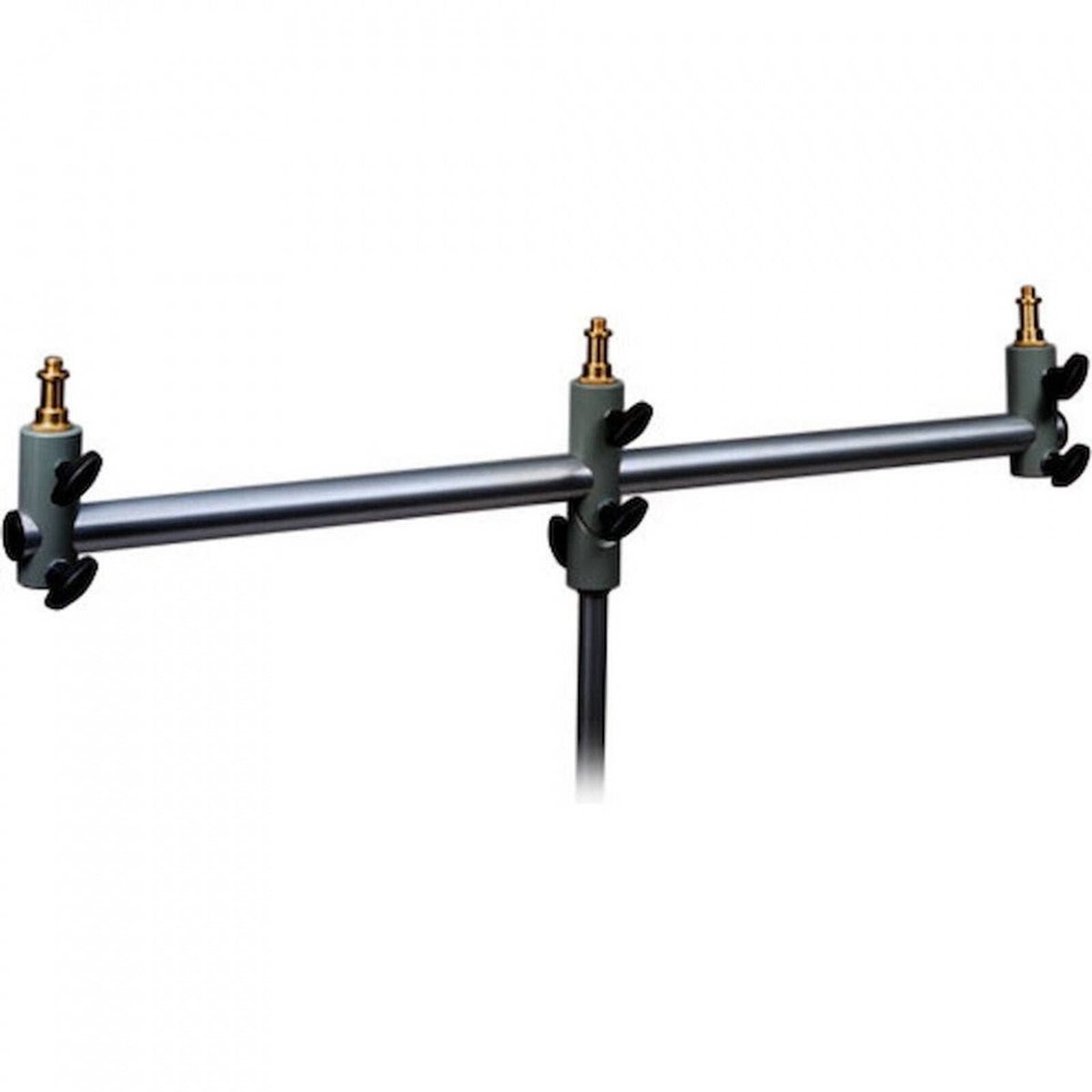 Manfrotto 154 Triple Microphone Holder Bar (Black) - Bunnings Australia