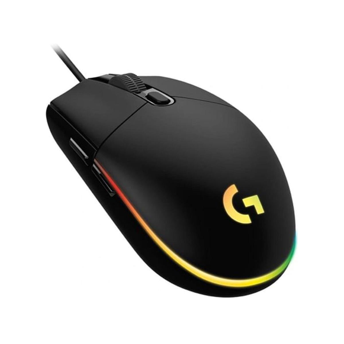 Logitech G203 LightSync RGB Colour Wave Optical Gaming Mouse - Black ...