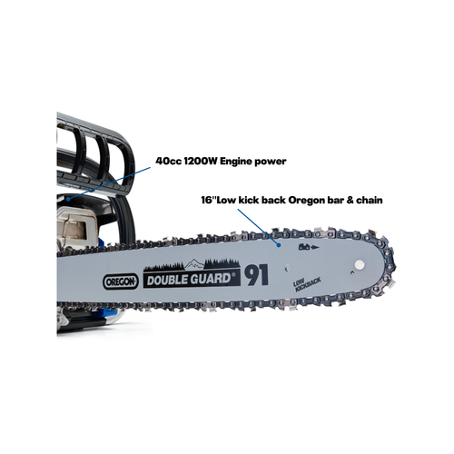 Victa 16" 40cc 2-Stroke Petrol Chainsaw with Oregon Bar and Chain ...
