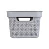 Ezy Storage Mode 5L Lidded Basket Grey - Bunnings Australia