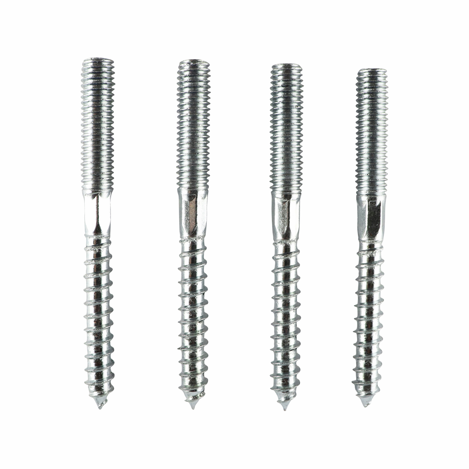 Everhang M8 x 80mm Zinc Plated Hanger Bolt 4 Pack