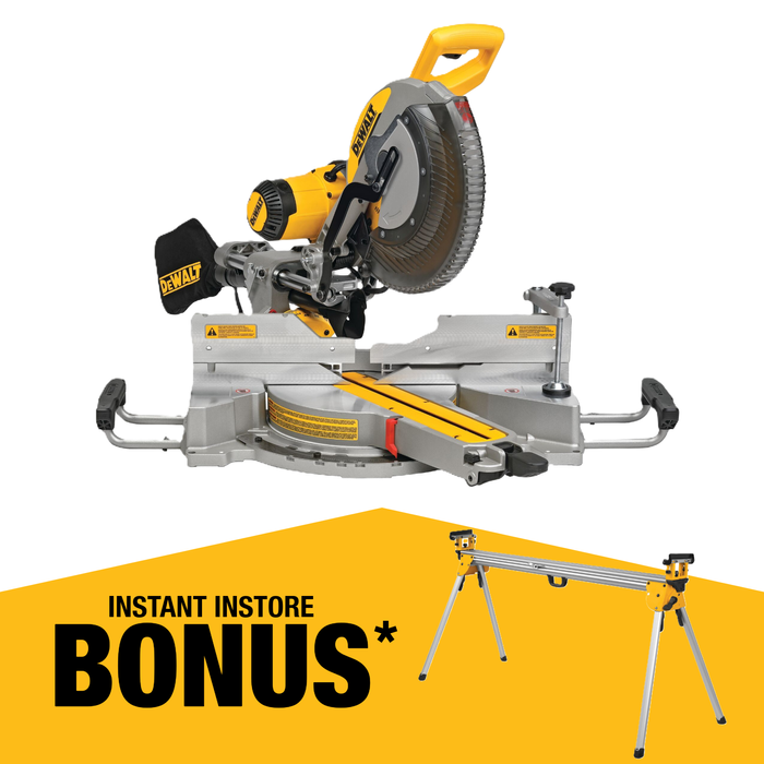 DeWALT 305mm (12") Compound Mitre Saw DWS780-XE - Bunnings New Zealand