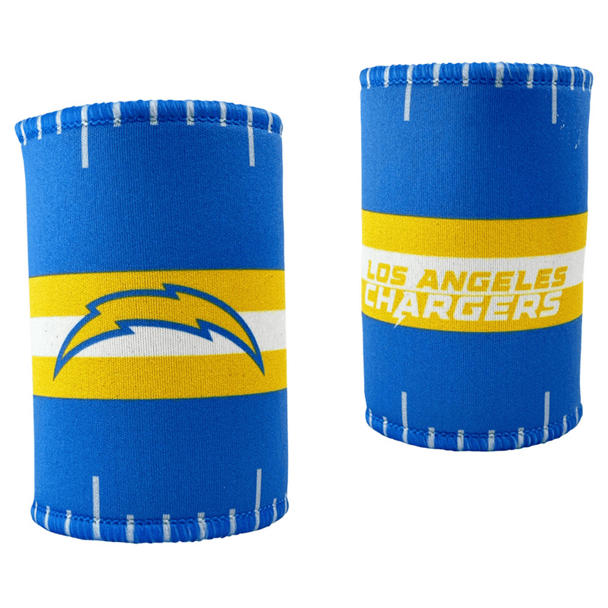 2PK NFL Los Angeles Chargers 11.5cm Stubby Can/Bottle Beverage Holder ...