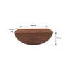 Adoored Dark Stain Halfmoon Cabinet Handle - Bunnings Australia