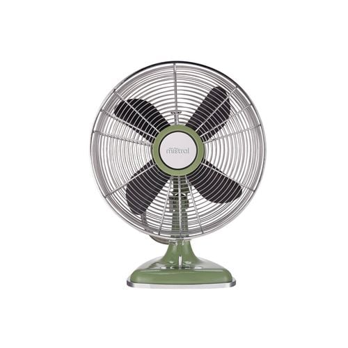 Mistral 30cm Retro Desk Fan - Bunnings Australia