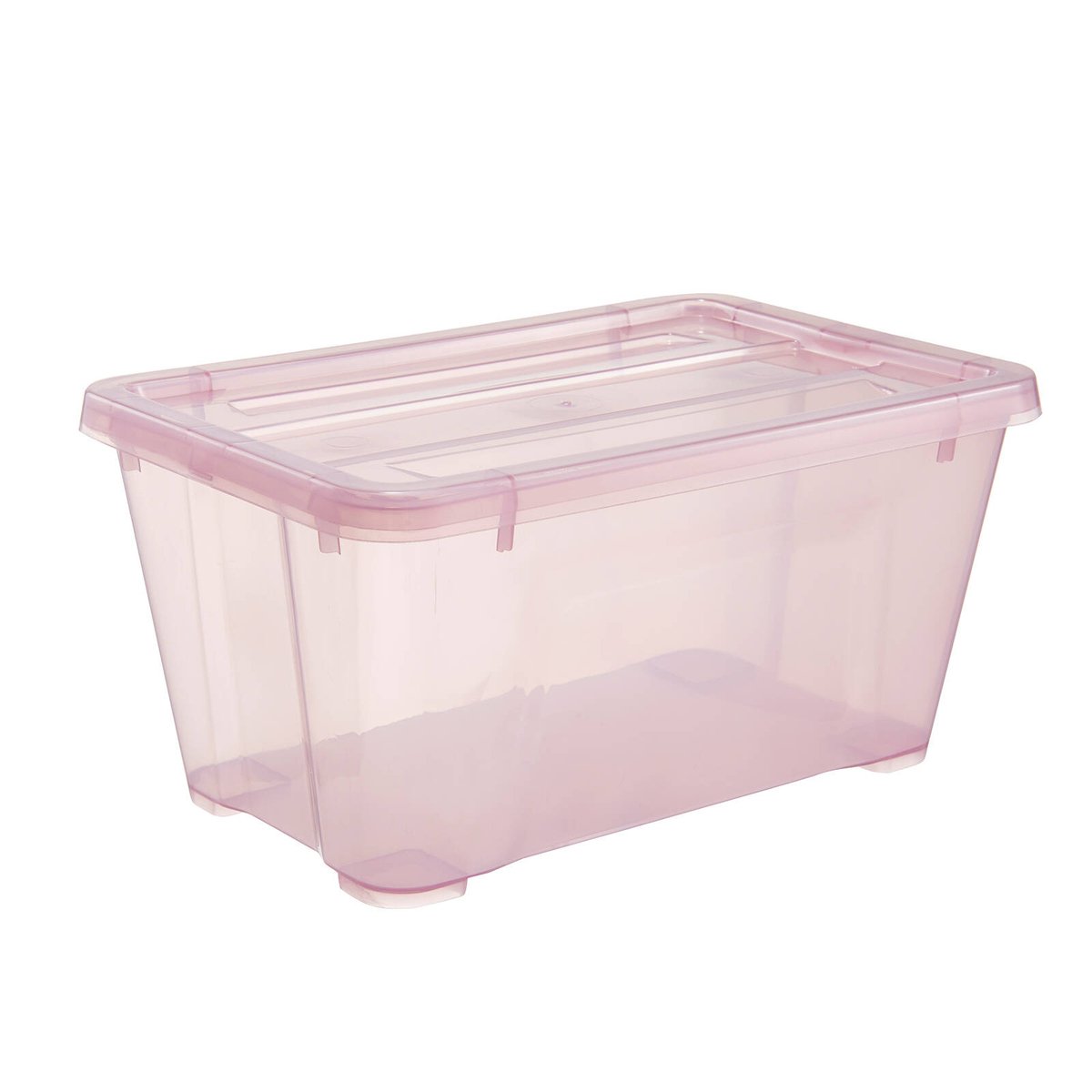 All Set 5L Pink Translucent Modular Storage Container - Bunnings Australia
