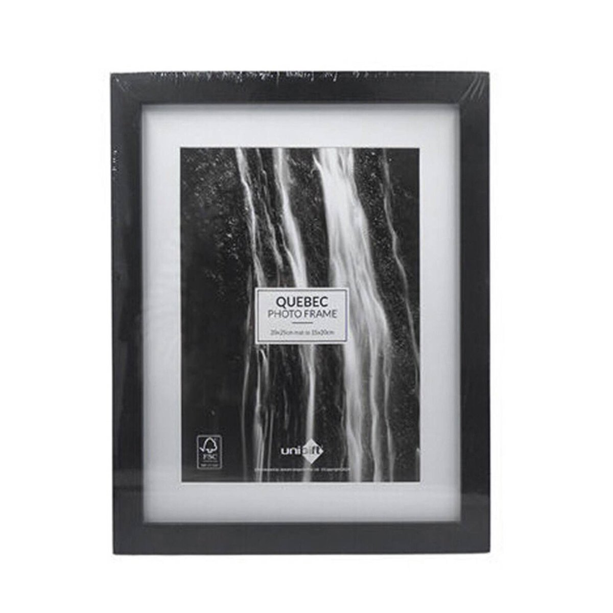 Unigift Quebec Matboard Wooden/Glass Picture Photo Frame 20x25/15x20cm ...