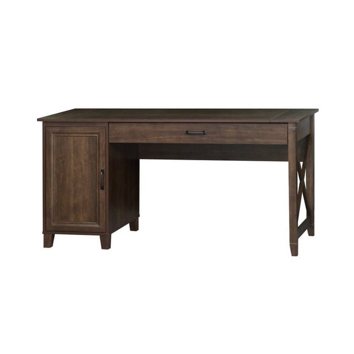 Cairo Large Wooden Computer Study Home Office Task Desk 150cm Dark ...