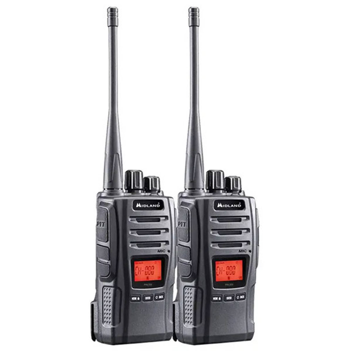 Midland PRO5X-2 5W Handheld Radio - Twin Tradie Pack - Bunnings Australia