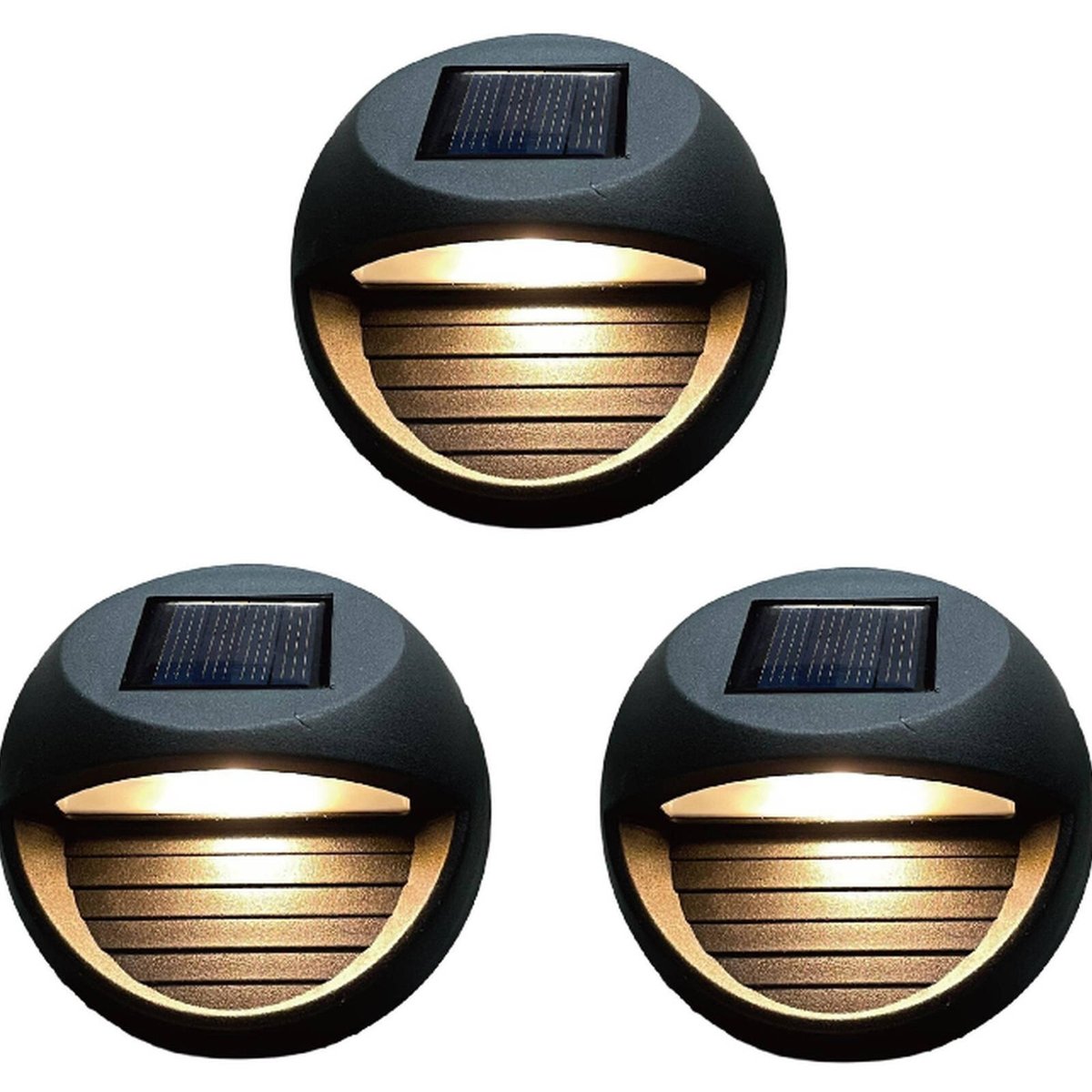 Click Mini Solar Wall Light - 3 Pack - Bunnings Australia