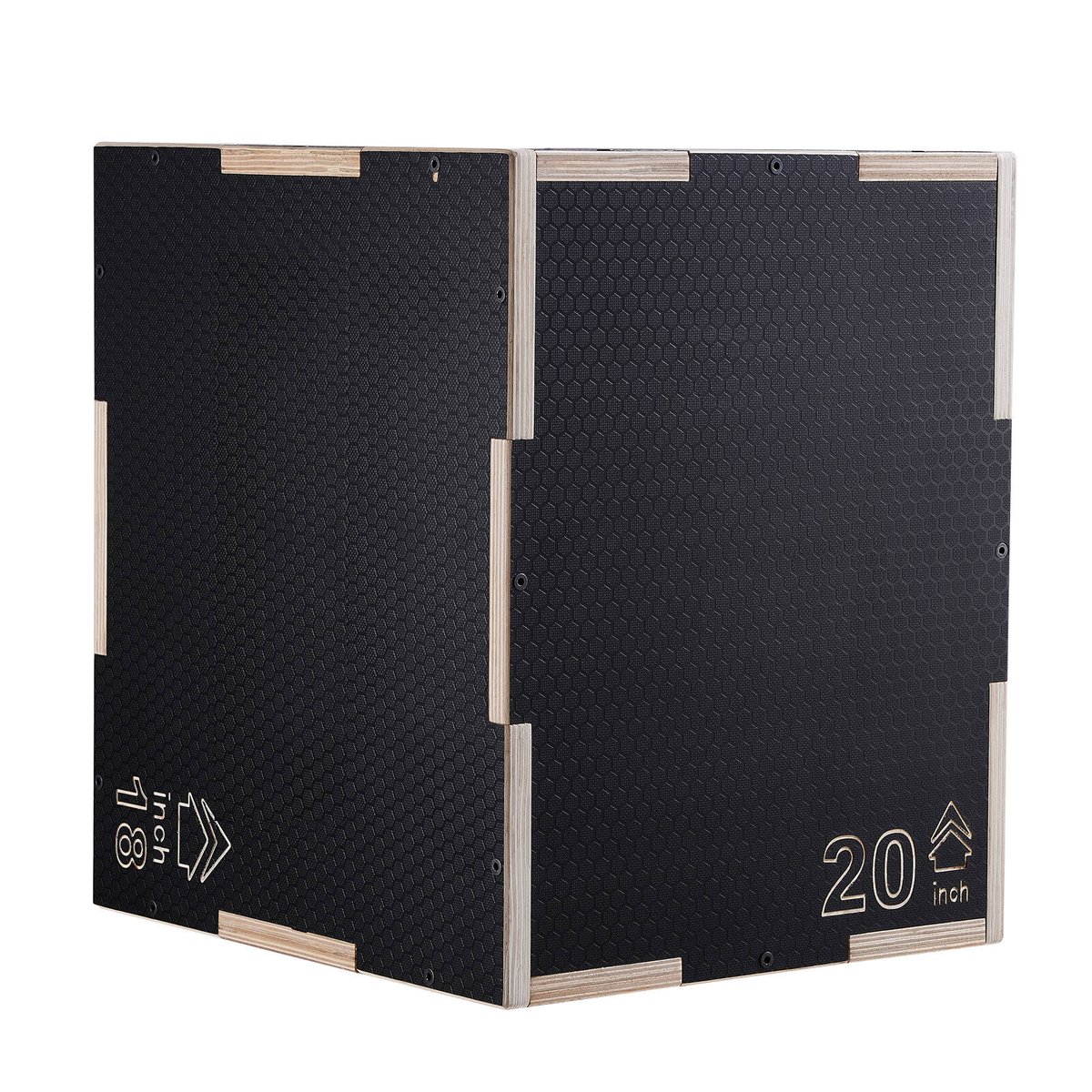 Vevor 3 in 1 Plyometric Jump Box Black for Wooden Plyo Platform ...